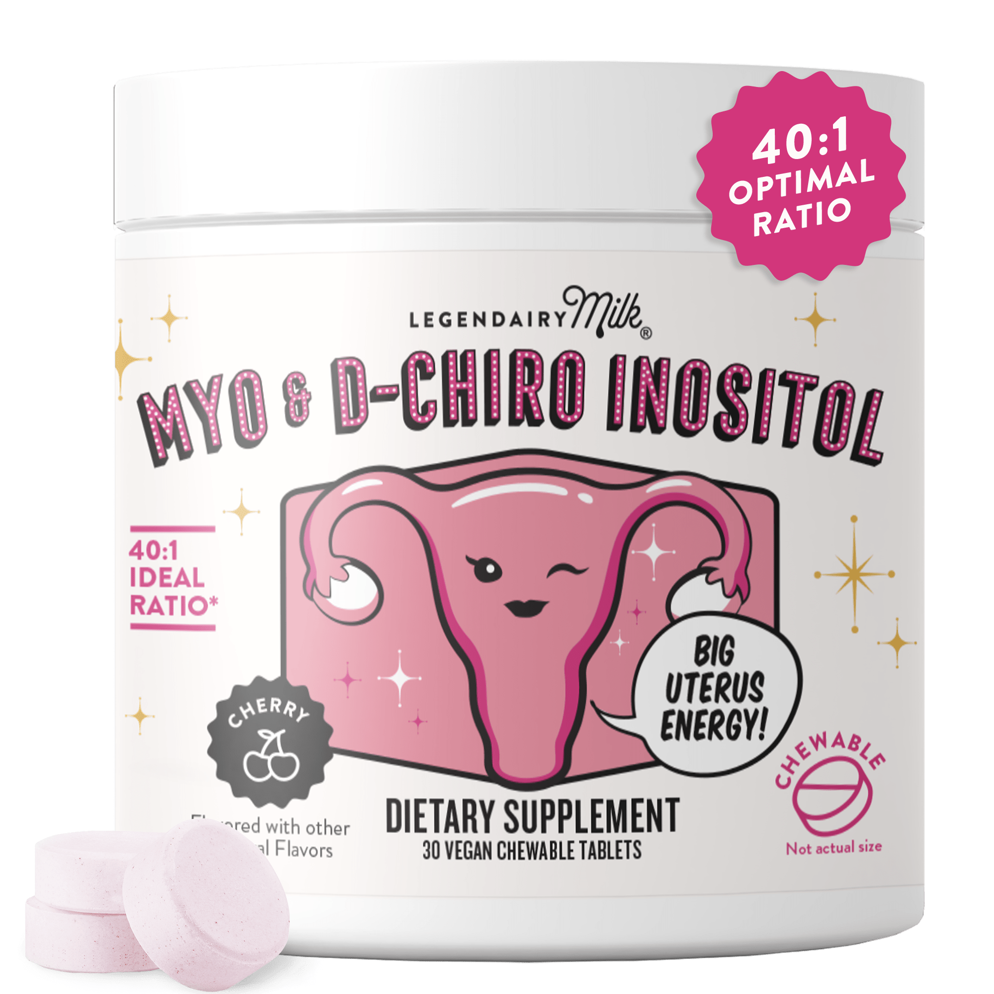 Myo And D Chiro Inositol Chewable Ovarian And Hormonal Health