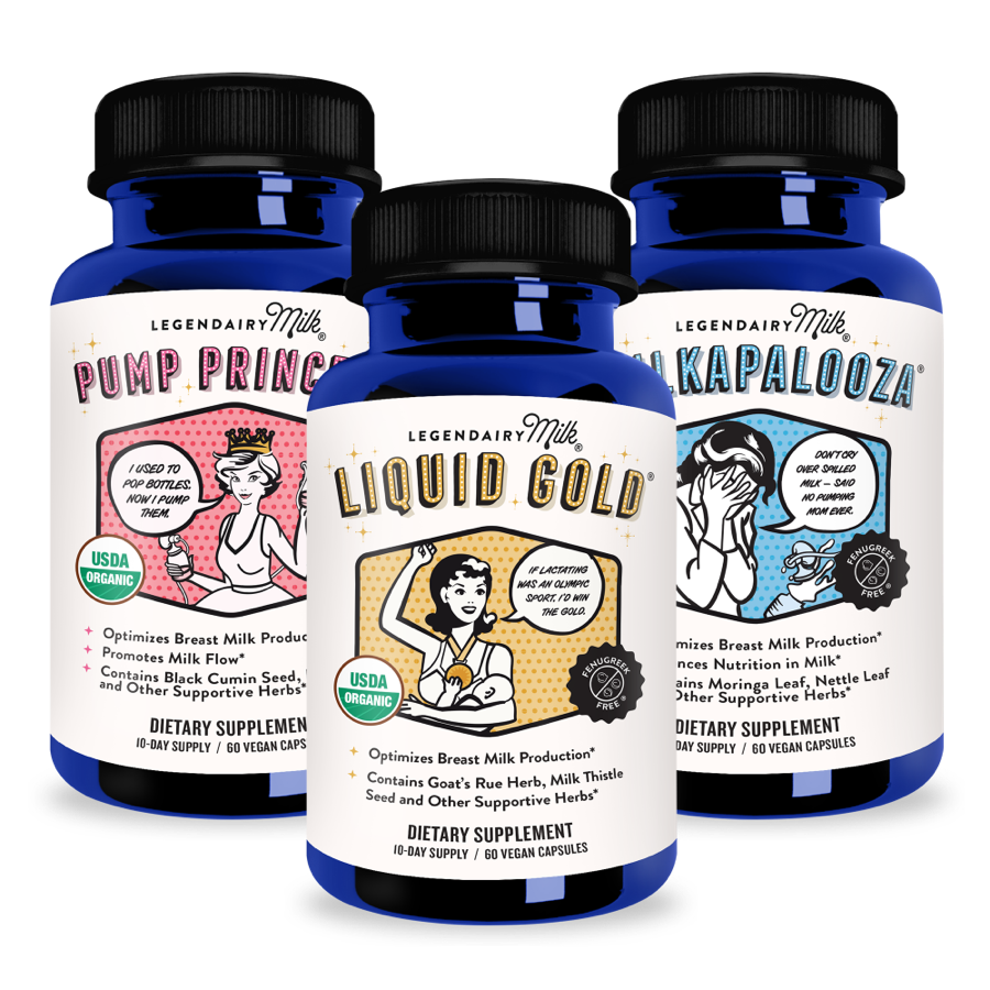 Liquid Gold | Breast Milk Supplement for Milk Production | Legendairy Milk