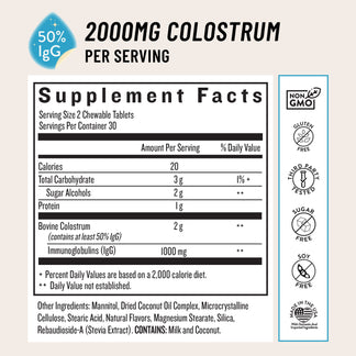 Colostrum Chewable Tablets – Legendairy Milk