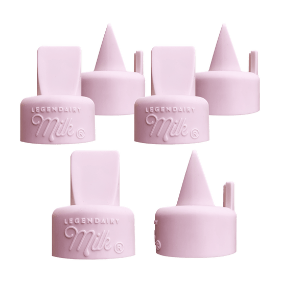 Duckbill Valves with Pull Tab - Pink - Legendairy Milk