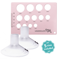 Flange Sizing Kit | Silicone Inserts | Nipple Ruler | Pumping Spray ...