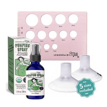 Flange Sizing Kit | Silicone Inserts | Nipple Ruler | Pumping Spray ...