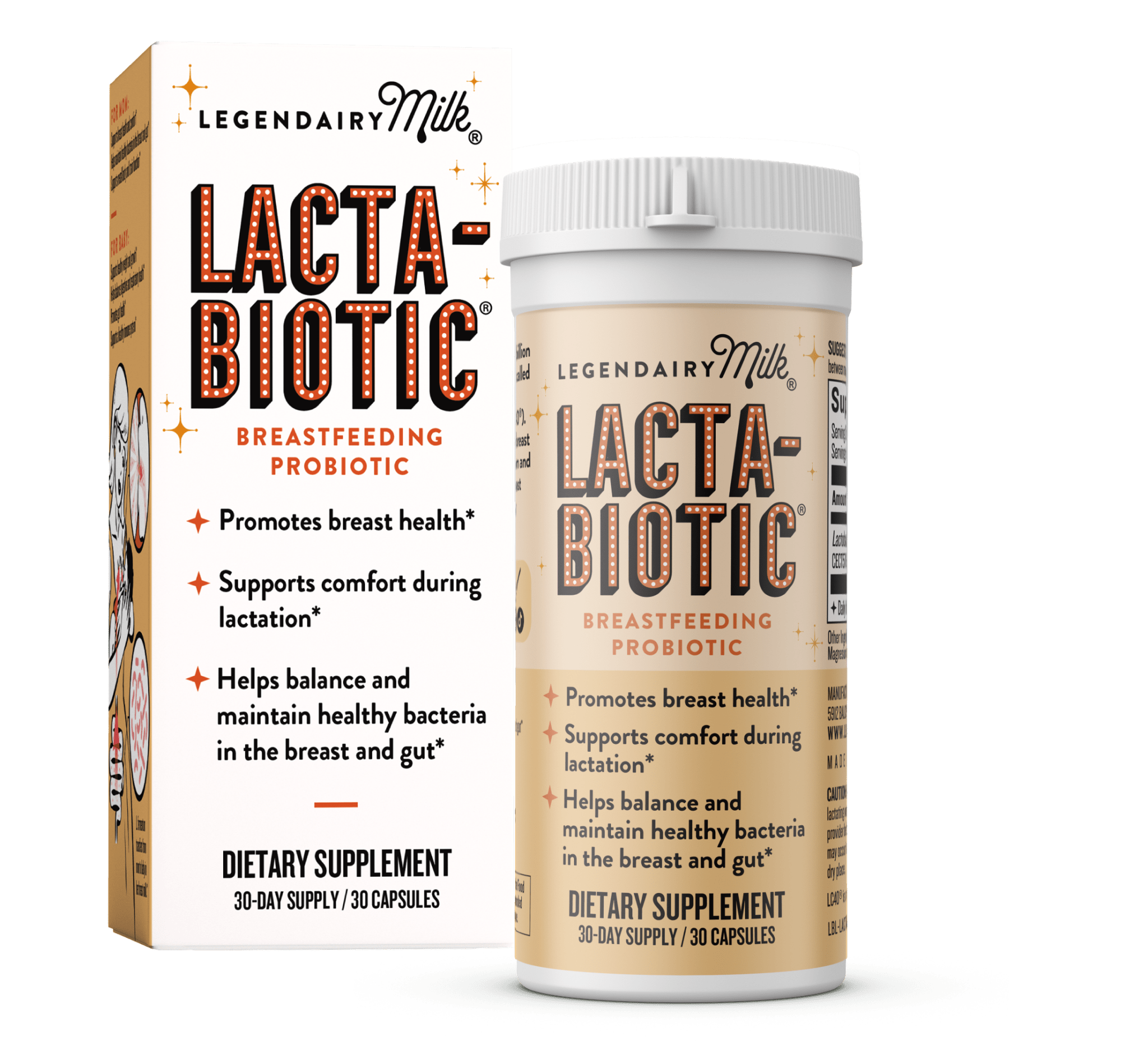 Lacta-biotic | Lactation Probiotics | Legendairy Milk
