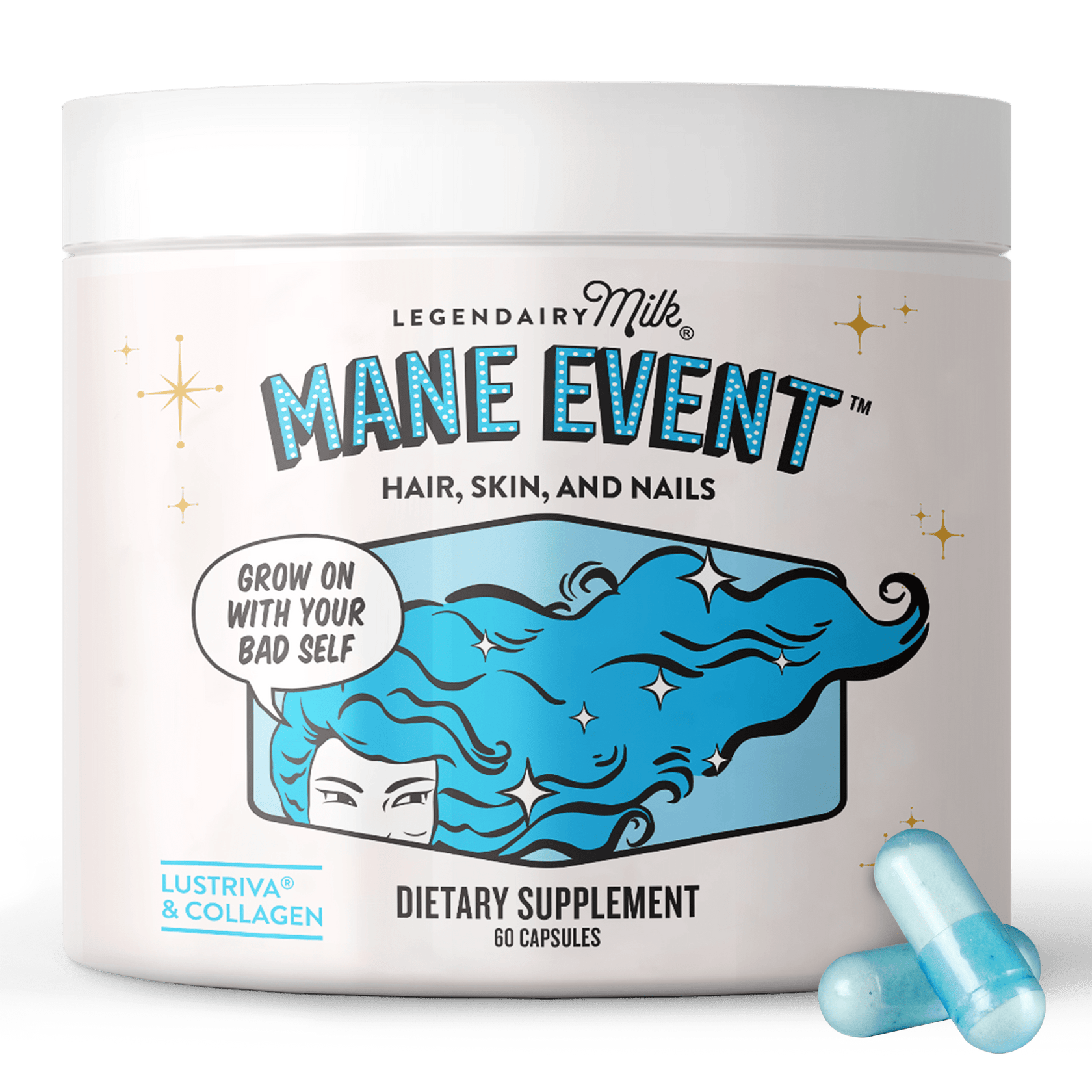 Mane Event™ Hair, Skin & Nails Vitamins for Hair Growth – Legendairy Milk