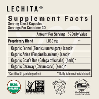 Lechita | Breast Milk Supplement for Milk Production & Digestive ...