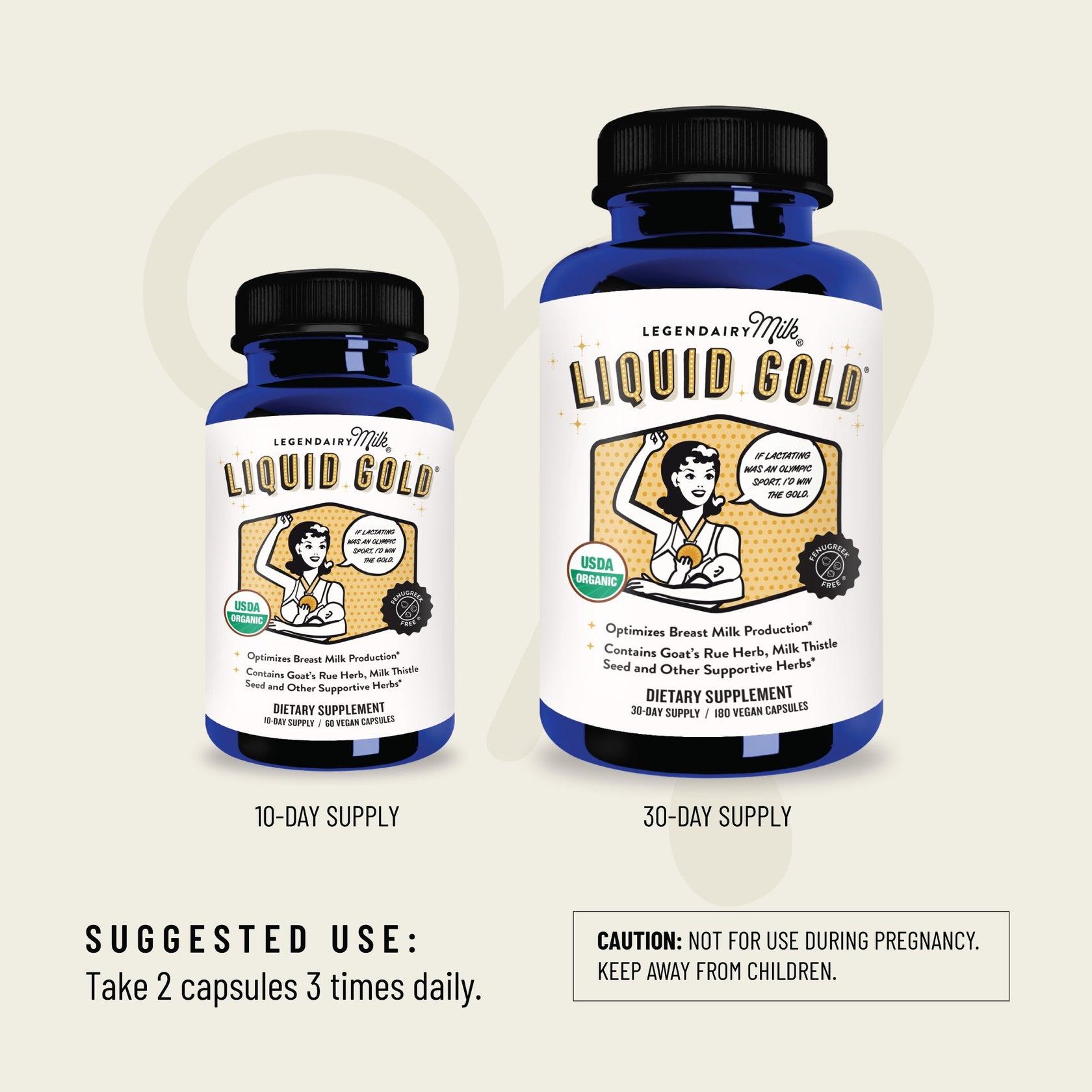 Liquid Gold | Breast Milk Supplement for Milk Production | Legendairy Milk