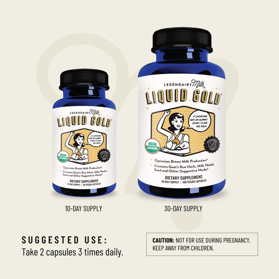 Liquid Gold | Breast Milk Supplement for Milk Production | Legendairy Milk