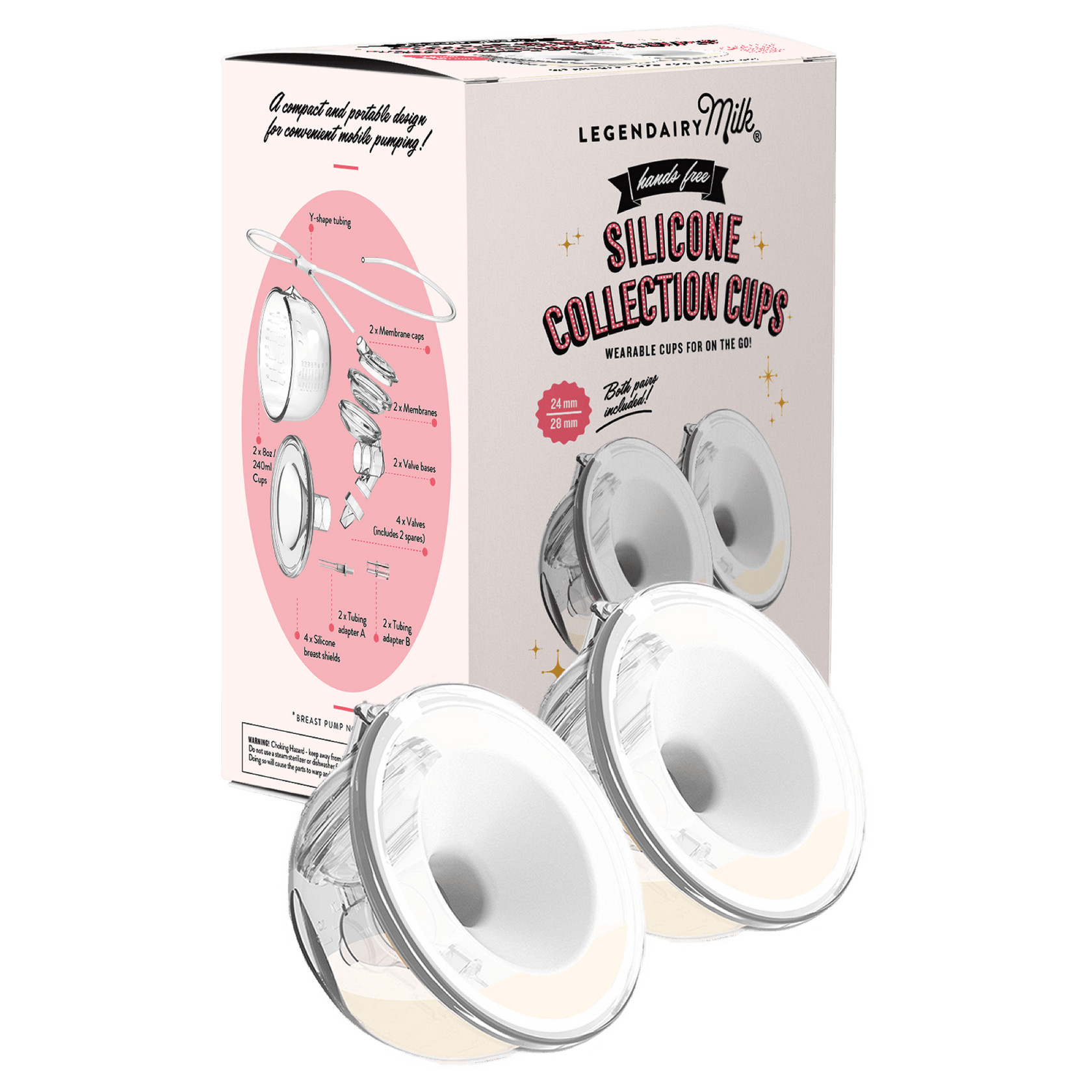 Silicone Milk Collection Cups | Legendairy Milk